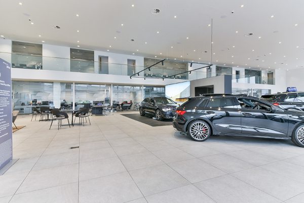 Audi Showroom Fit Out |Chingford - JLH Office Interiors Ltd