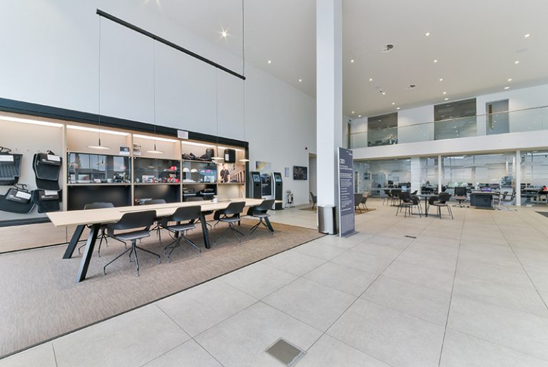 Audi Showroom Fit Out |Chingford - JLH Office Interiors Ltd