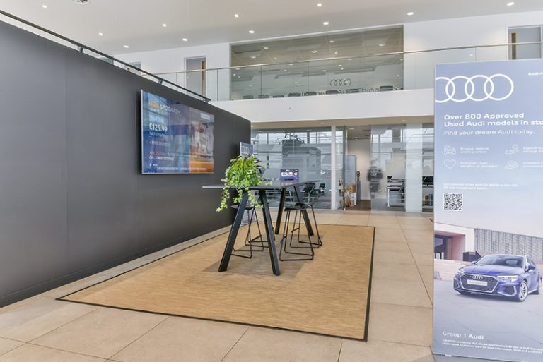 Audi Showroom Fit Out |Chingford - JLH Office Interiors Ltd